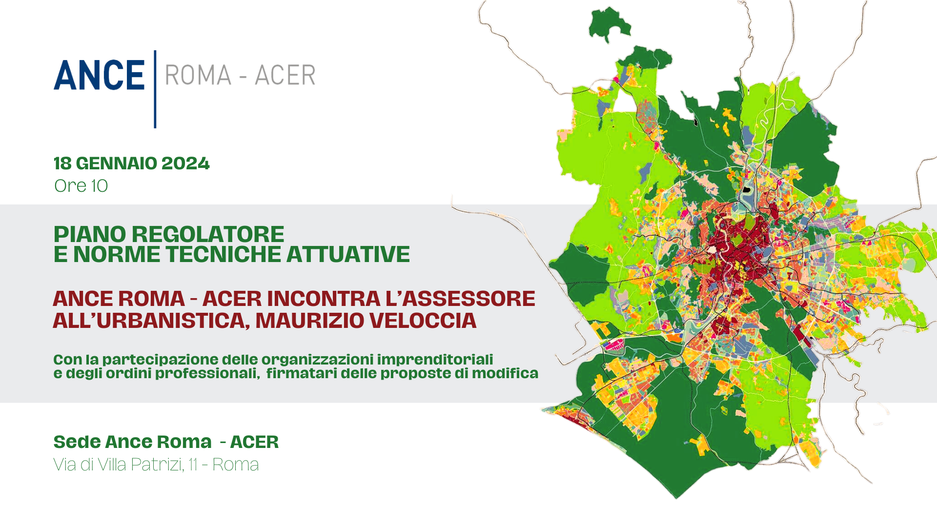 Piano regolatore e norme tecniche attuative. Ance Roma - ACER incontra ...